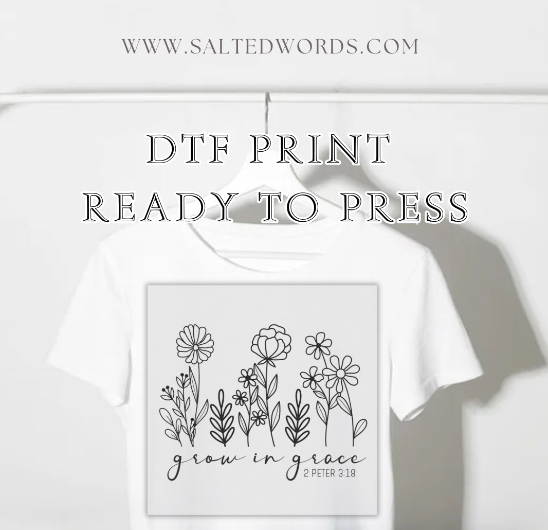 Christian DTF Prints | Salted Words, LLC