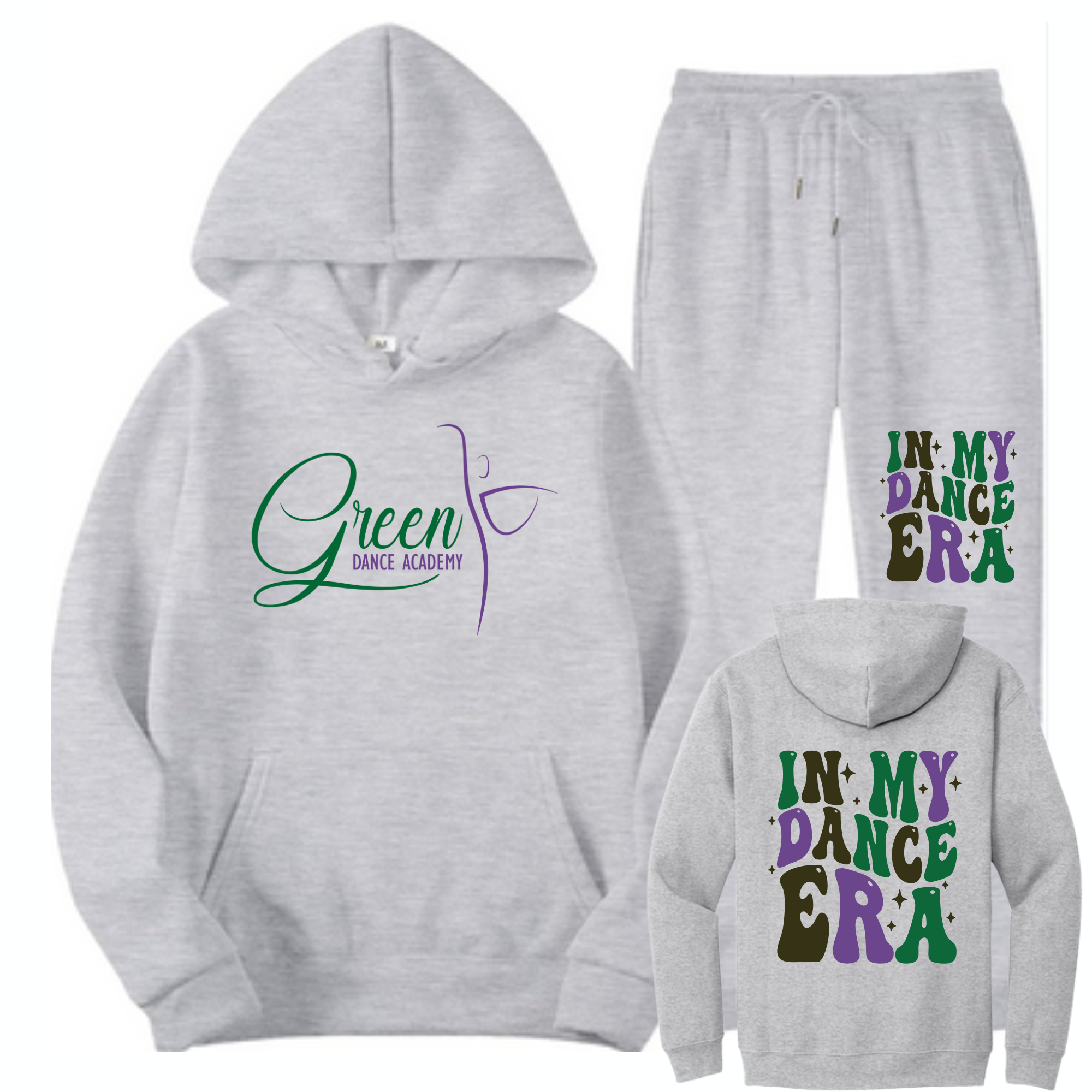 (Copy) YOUTH FULL SWEATSUIT In my dance Era Green Dance Academy Sweat ...